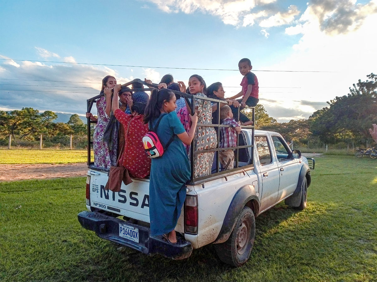 An example of local transportation - Mennonite Air Missions - Guatemala
